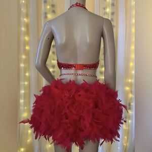 LV Showgirls | Dresses | Red Showgirl Burlesque Costume | Poshmark